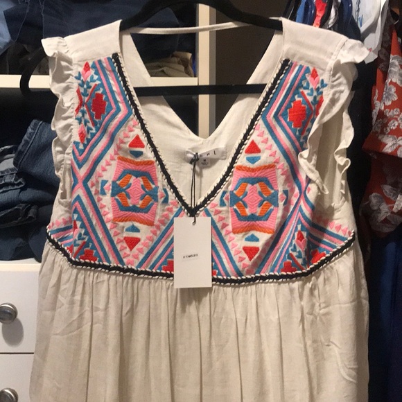 Vici | Dresses | Mesopotamia Embroidered Tunic | Poshmark